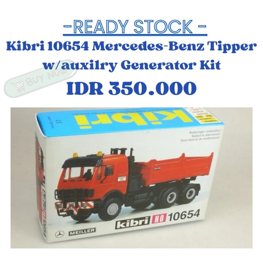 Jual Kibri 10654 Mercedes Benz Tipper w/auxilry Generator Kit, 1:87 HO ...