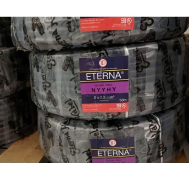 Jual Eterna Kabel Serabut NYMHY / NYYHY 2x2.5mm Per Meter | Shopee ...