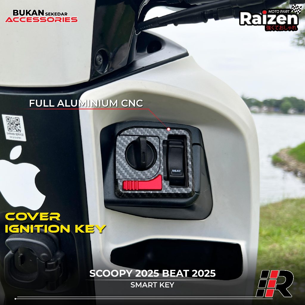Jual Raizen IGNITION KEY Scoopy Beat 2025 Smart Key Silver Aluminium ...