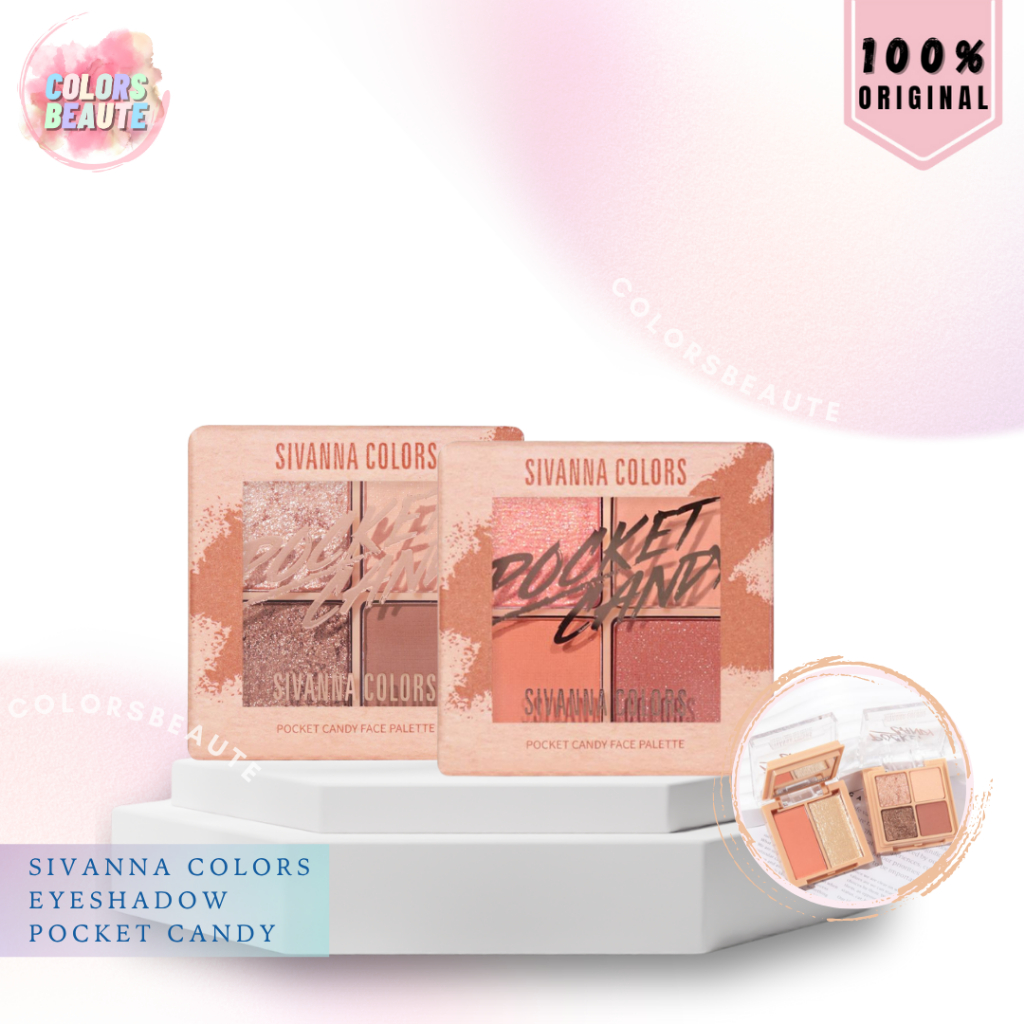 Jual SIVANNA COLORS POCKET CANDY FACE PALETTE /CAT AND COFFEE BLUSH ...