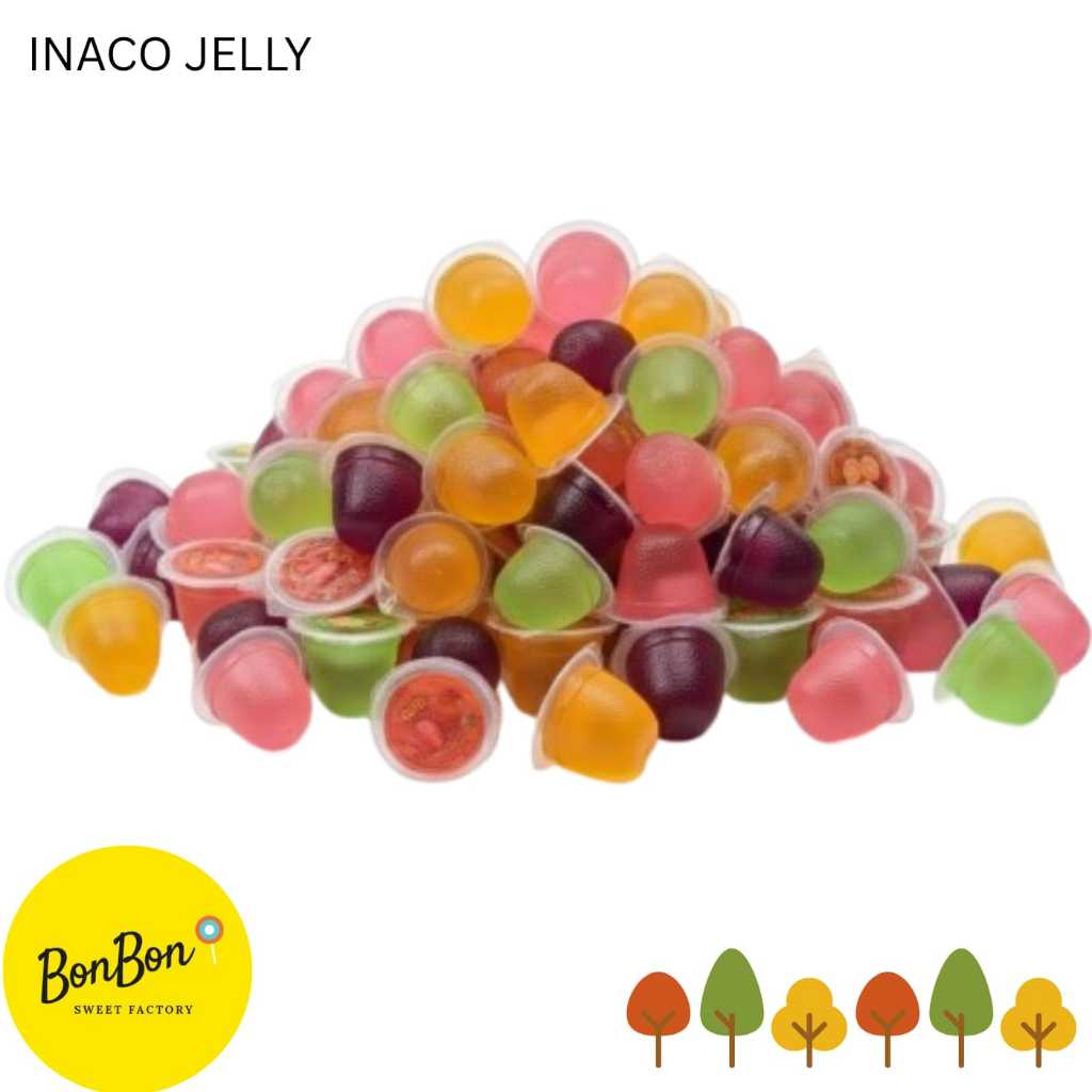 Jual INACO Jelly Inaco / Permen Jeli Buah 6 Varian Rasa Anggur Mangga ...