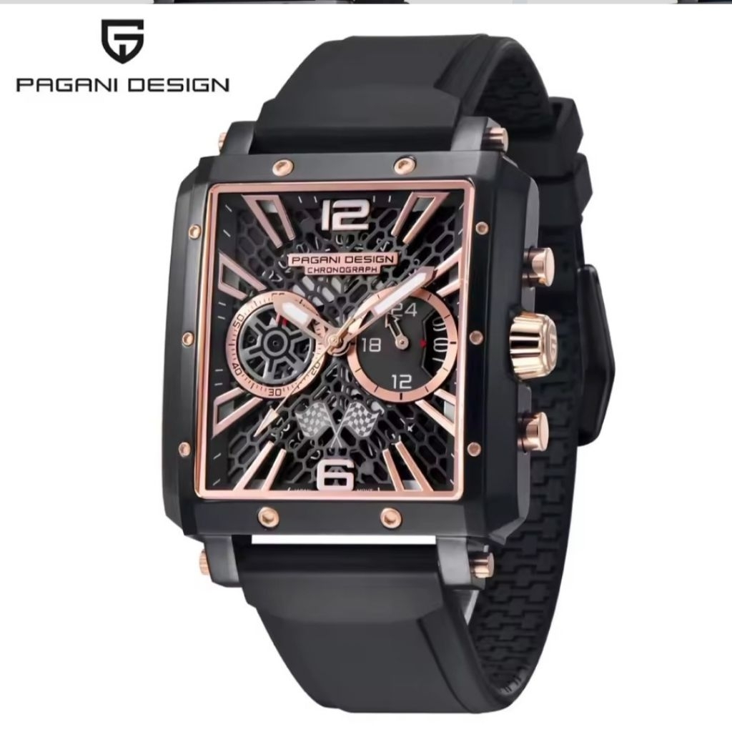 Jual NEW PAGANI DESIGN MECAQUARTZ SPORT SEIKO VK64 CRONOGRAF SAFIR ...