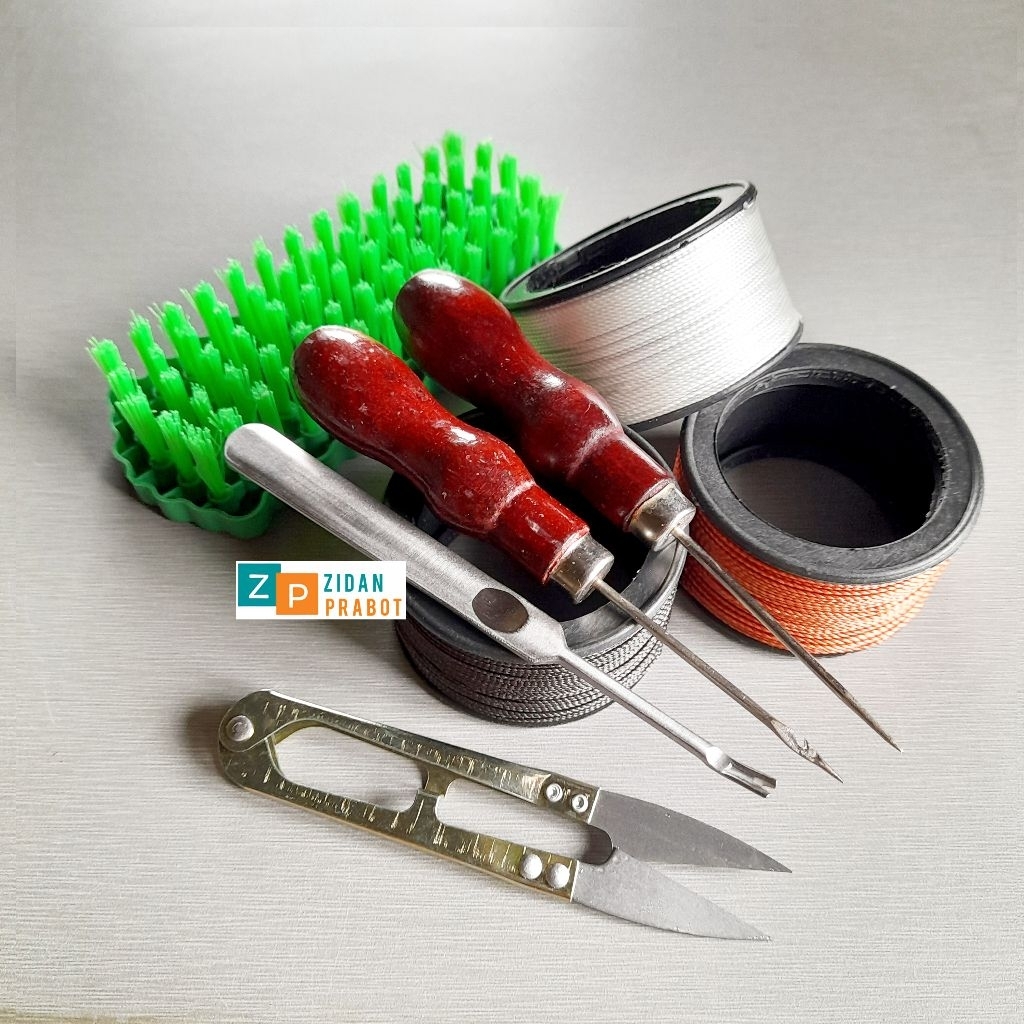 Jual Alat Sol Sepatu Lengkap Jarum Kait, Jarum Lancip, Susruk, Gunting ...