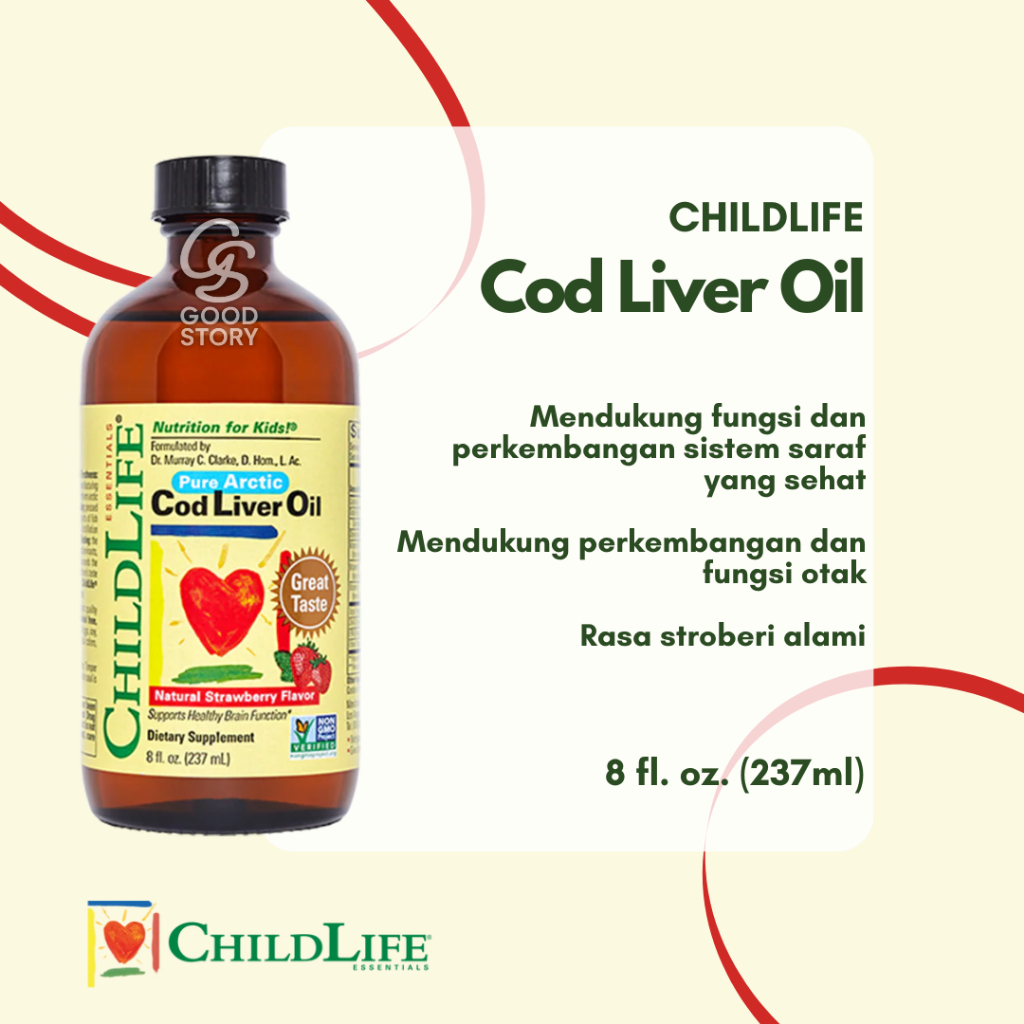 Jual ORIGINAL VITAMIN CHILDLIFE CHILD LIFE COD LIVER OIL 237ML EXP 2027 ...