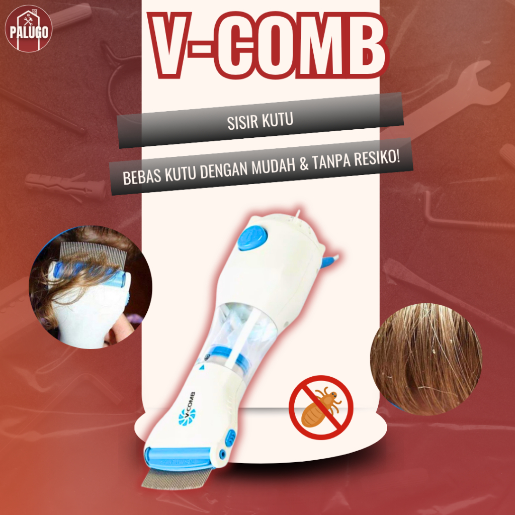 Jual Sisir Kutu Serit Elektrik V Comb Vcomb Vacuum Vakum Penyedot ...