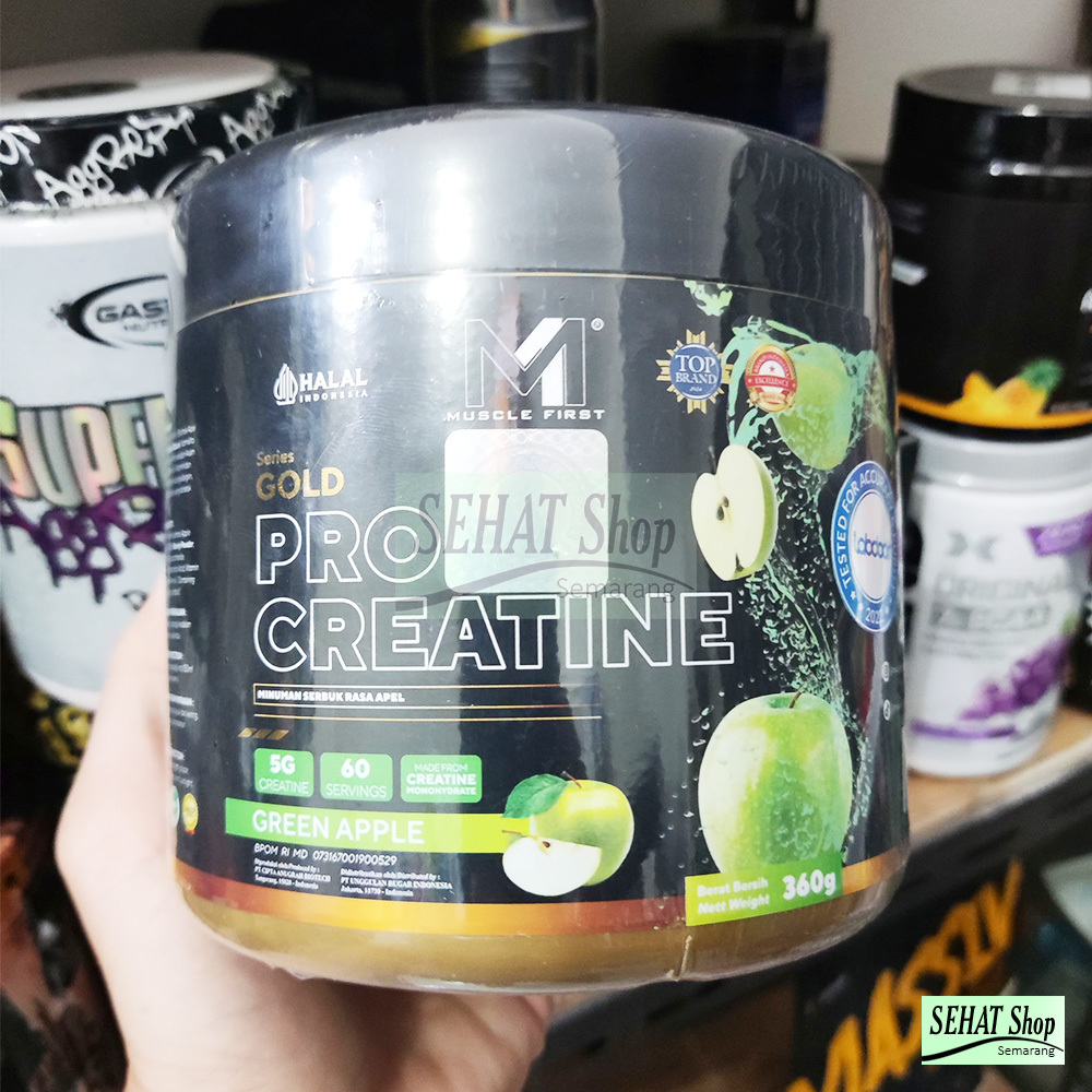 Jual MUSCLE FIRST Gold Pro Creatine 360 Gram Suplemen M1 Creatine ...
