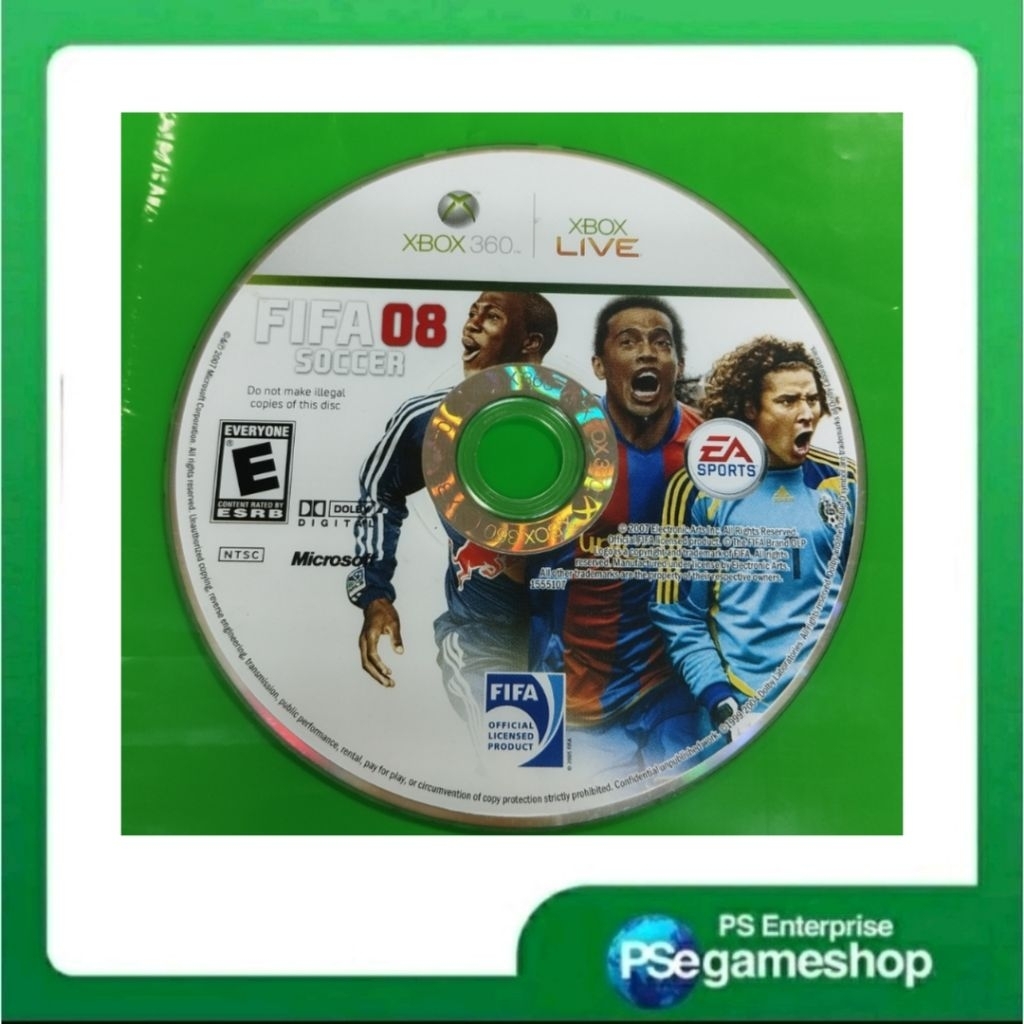Jual Xbox 360/Xbox LIVE FIFA 08 Soccer (Cd Only/preloved) | Shopee ...