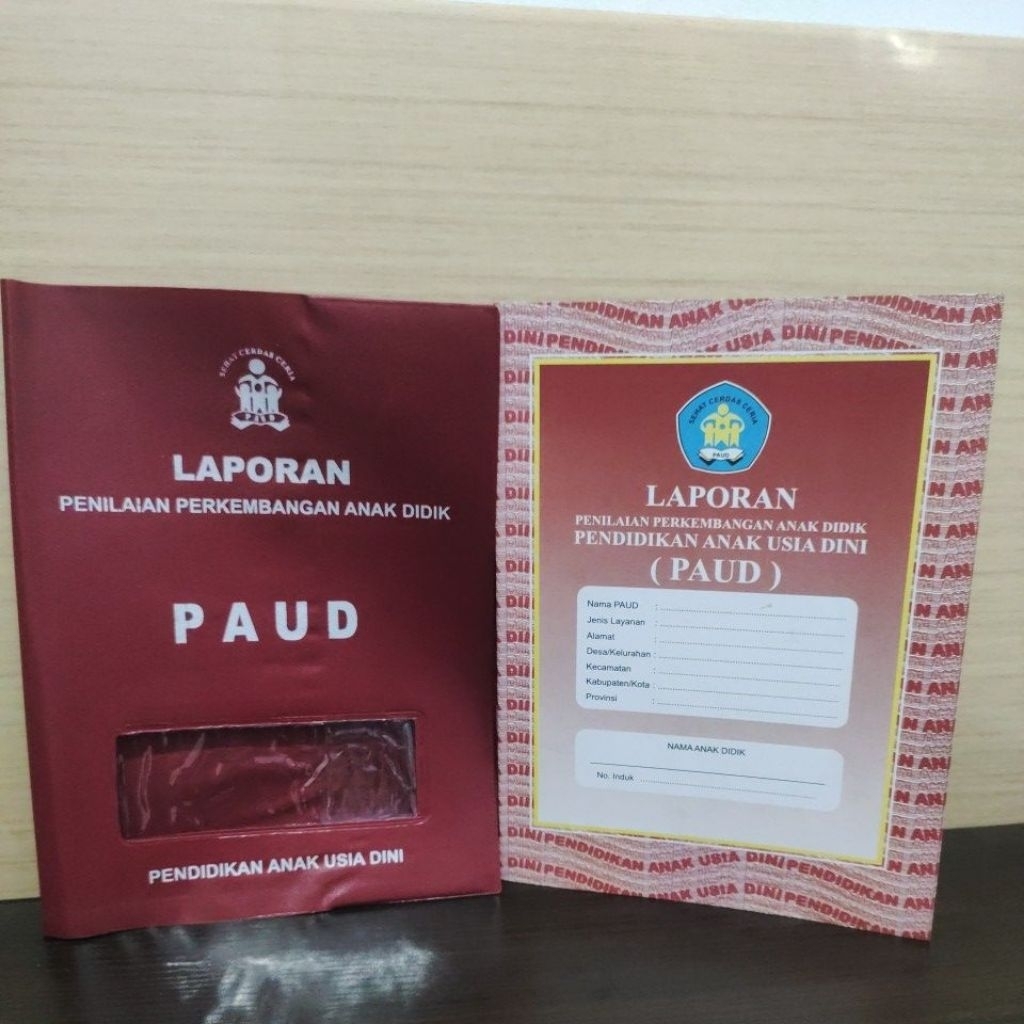 Jual Cover Terbaru buku raport Paud ukuran A5 atau sampul paud A5 ...