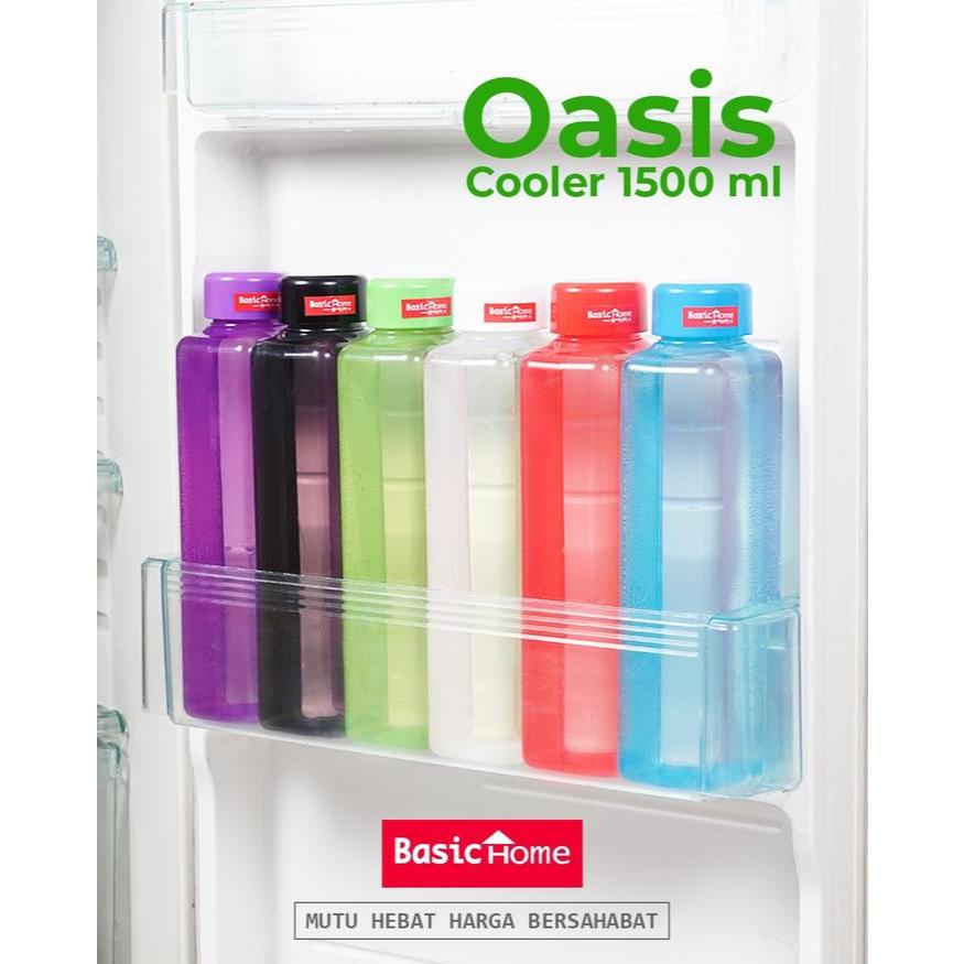 Jual Basic Home Oasis Cooler 1500 ml Botol Minum BNN-1 Basic Home Botol ...