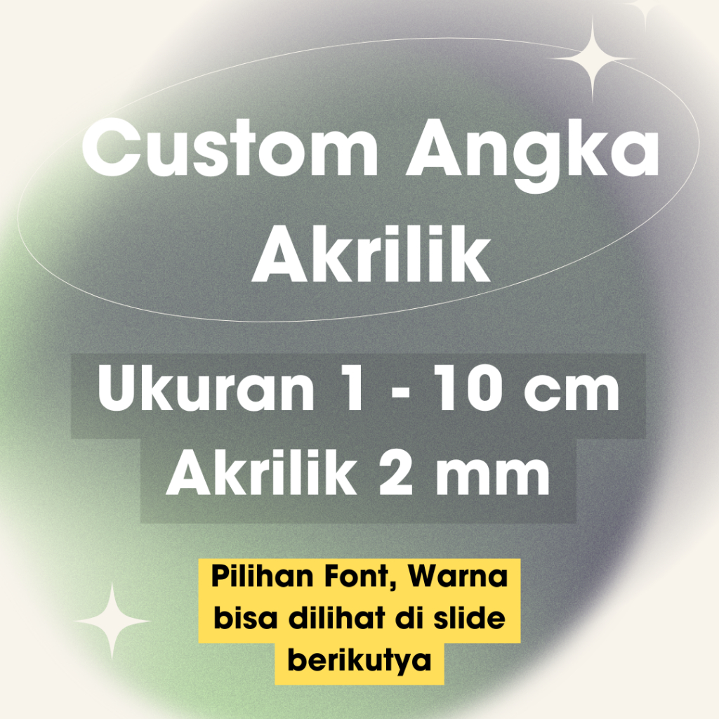 Jual Custom Angka Akrlik tebal 2 mm - Tinggi 1 cm sampai 10 cm - Huruf ...