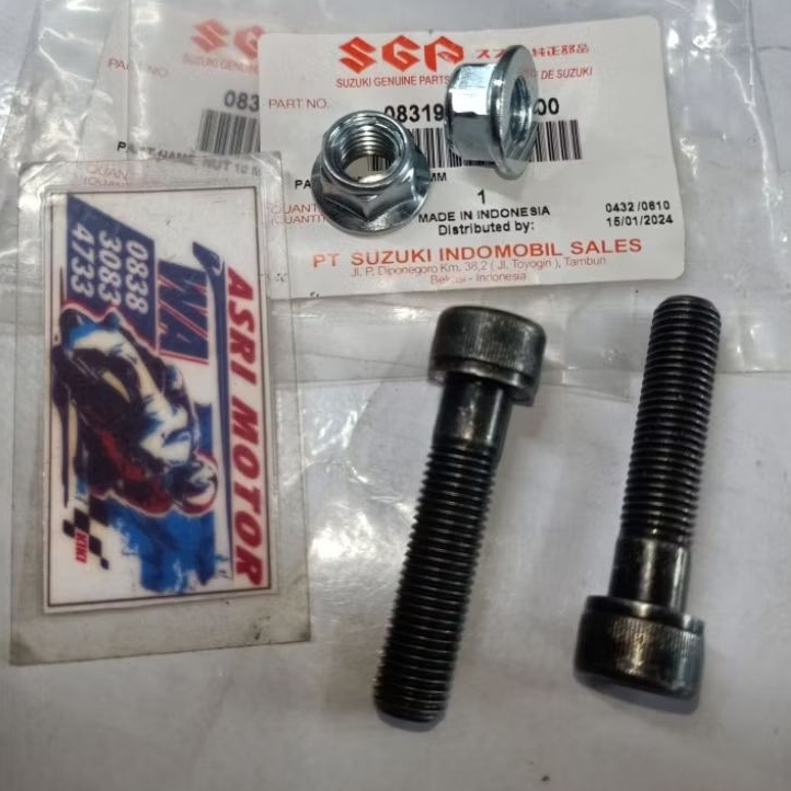 Jual Mur dan baut segi tiga stang stir handlebar suzuki rgr original ...