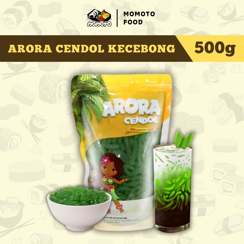 Jual Arora Cendol Kecebong Jelly Dawet 500 gram Topping Minuman ...