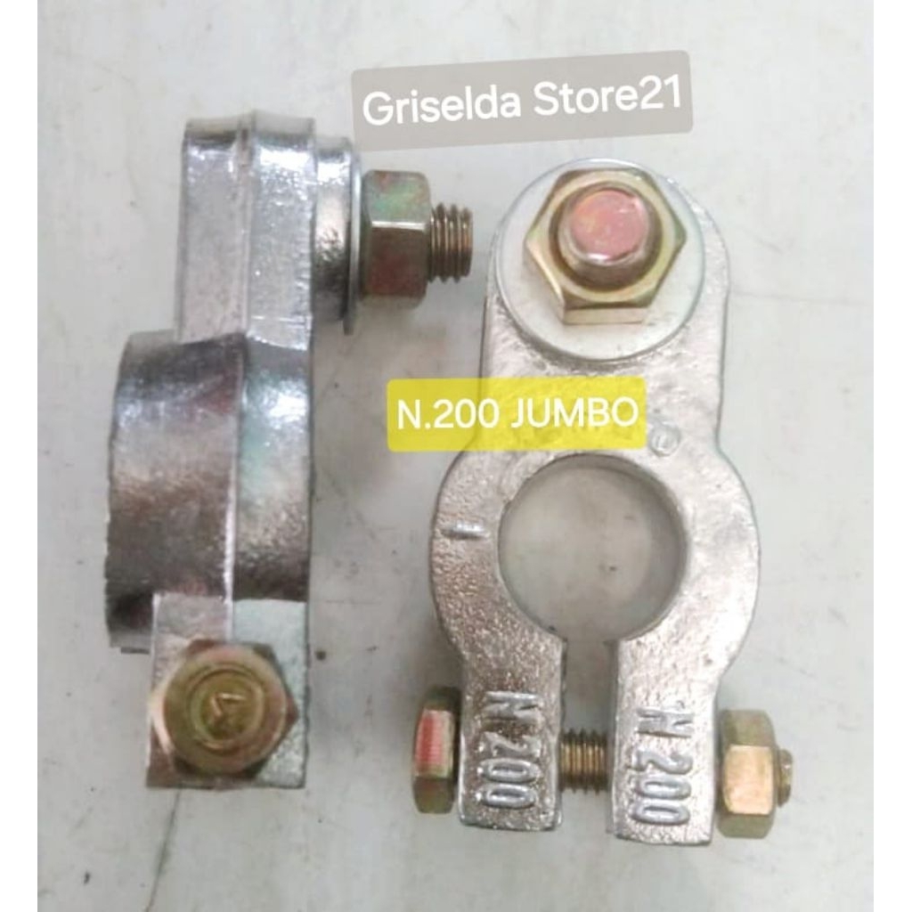 Jual Kepala Aki Besar Mobil Bahan Timah Ukuran SUPER JUMBO N200 ...