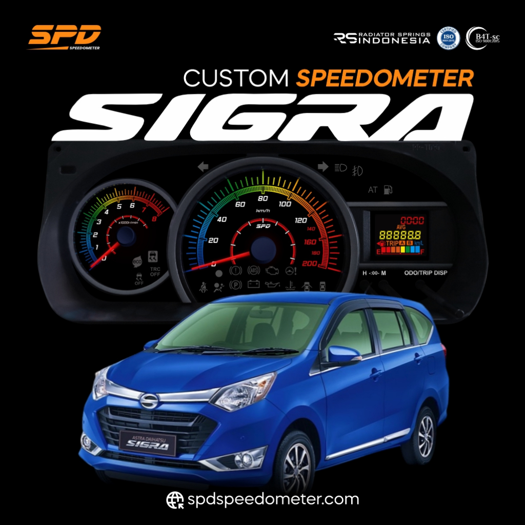 Jual READY STOCK PANEL SPEEDOMETER CUSTOM DAIHATSU SIGRA - SPD ...