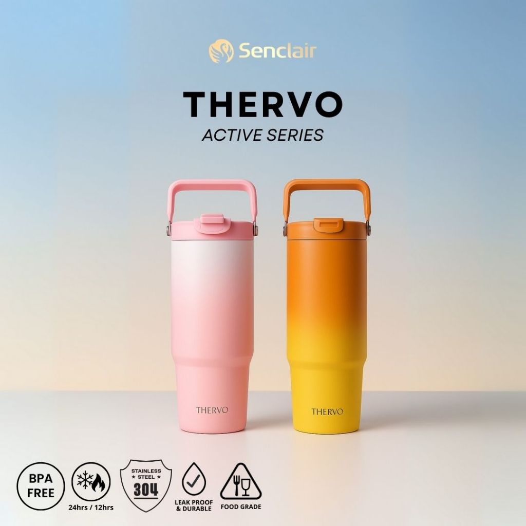 Jual Senclair Thervo Botol Minum Termos Panas & Dingin 24 Jam Tumbler ...