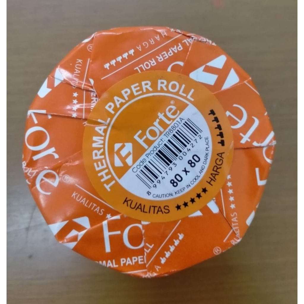 Jual Forte Thermal Struk Roll 80 x 80 Kertas Struk Termal | Shopee ...