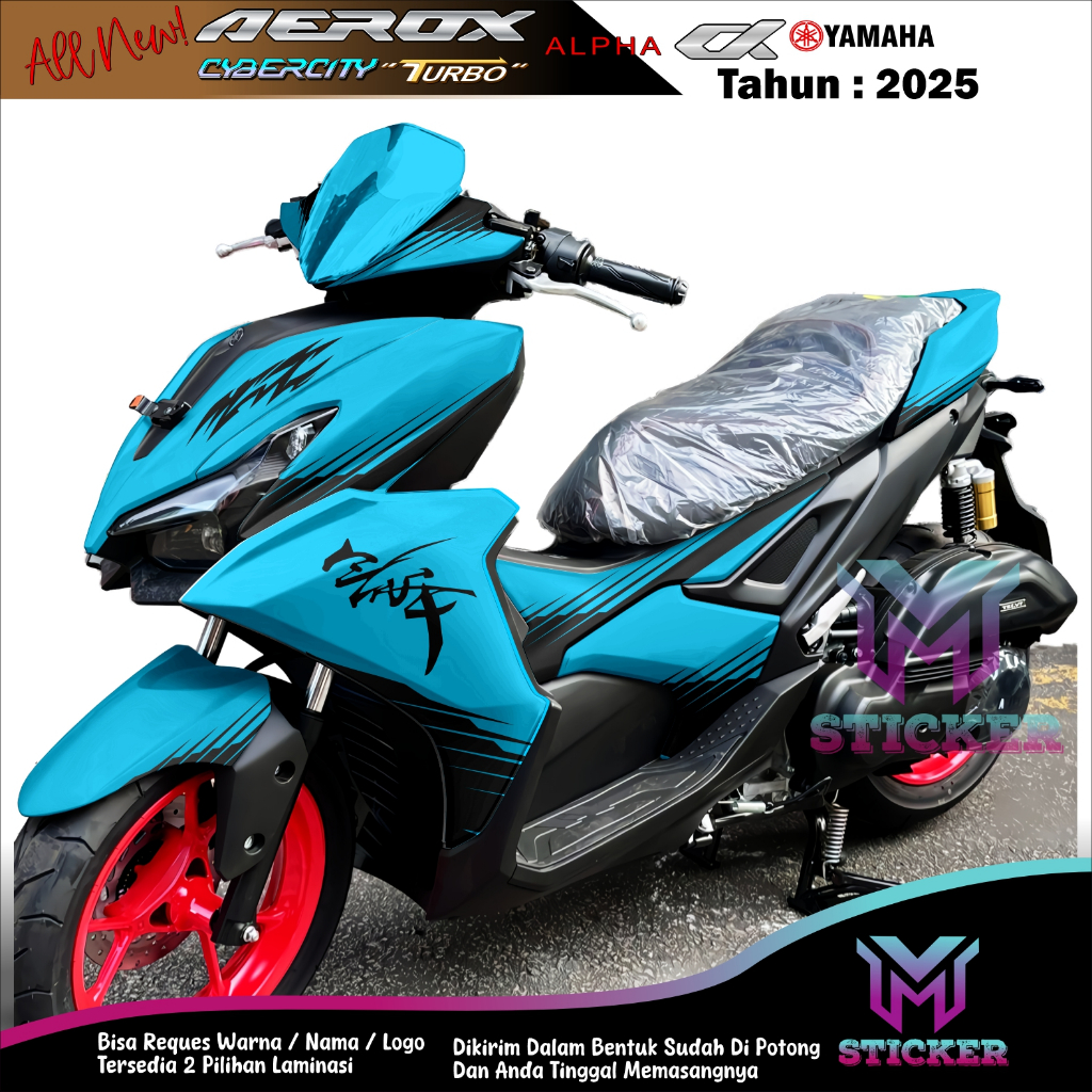 Jual Decal Sticker Full Body Yamaha Aerox Alpha Aerox Turbo Terbaru ...
