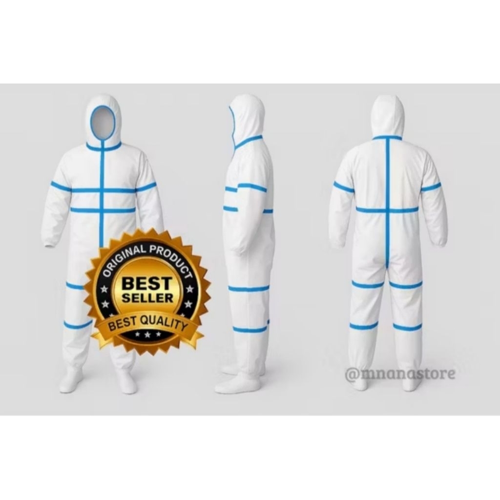 Jual Jas Hujan Waterproof - Hazmat Suit / APD Serbaguna Kualitas ...