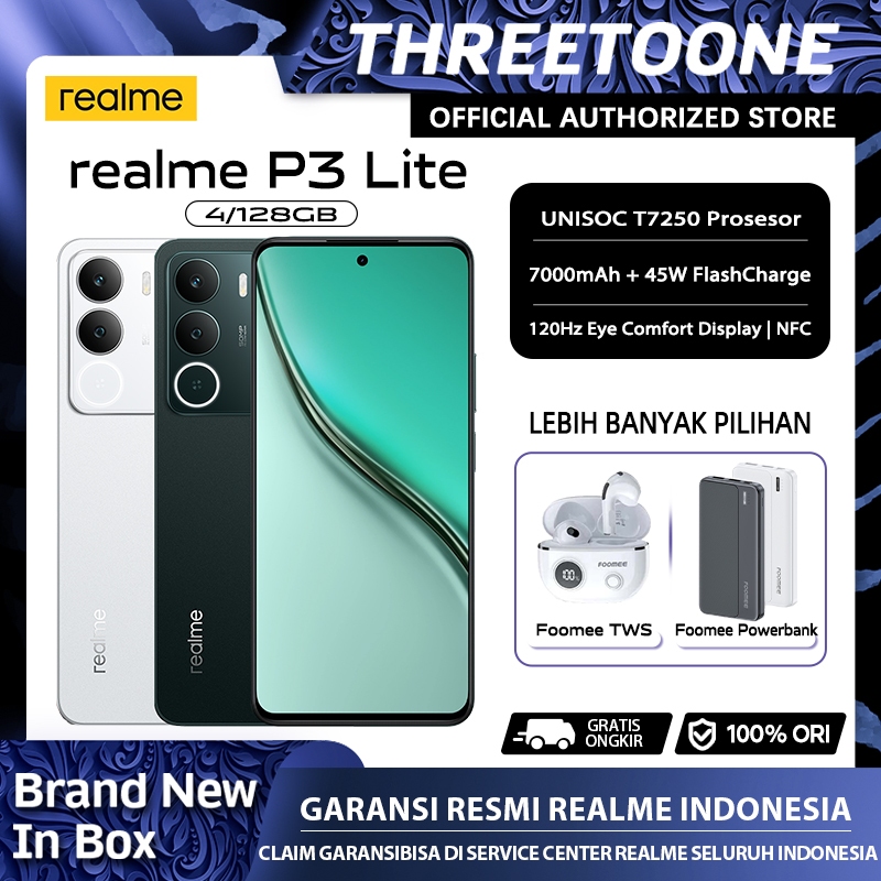 Jual realme P3 Lite 4/128GB ( 45W Fast Charge | 6300mAh Battery | 120Hz ...
