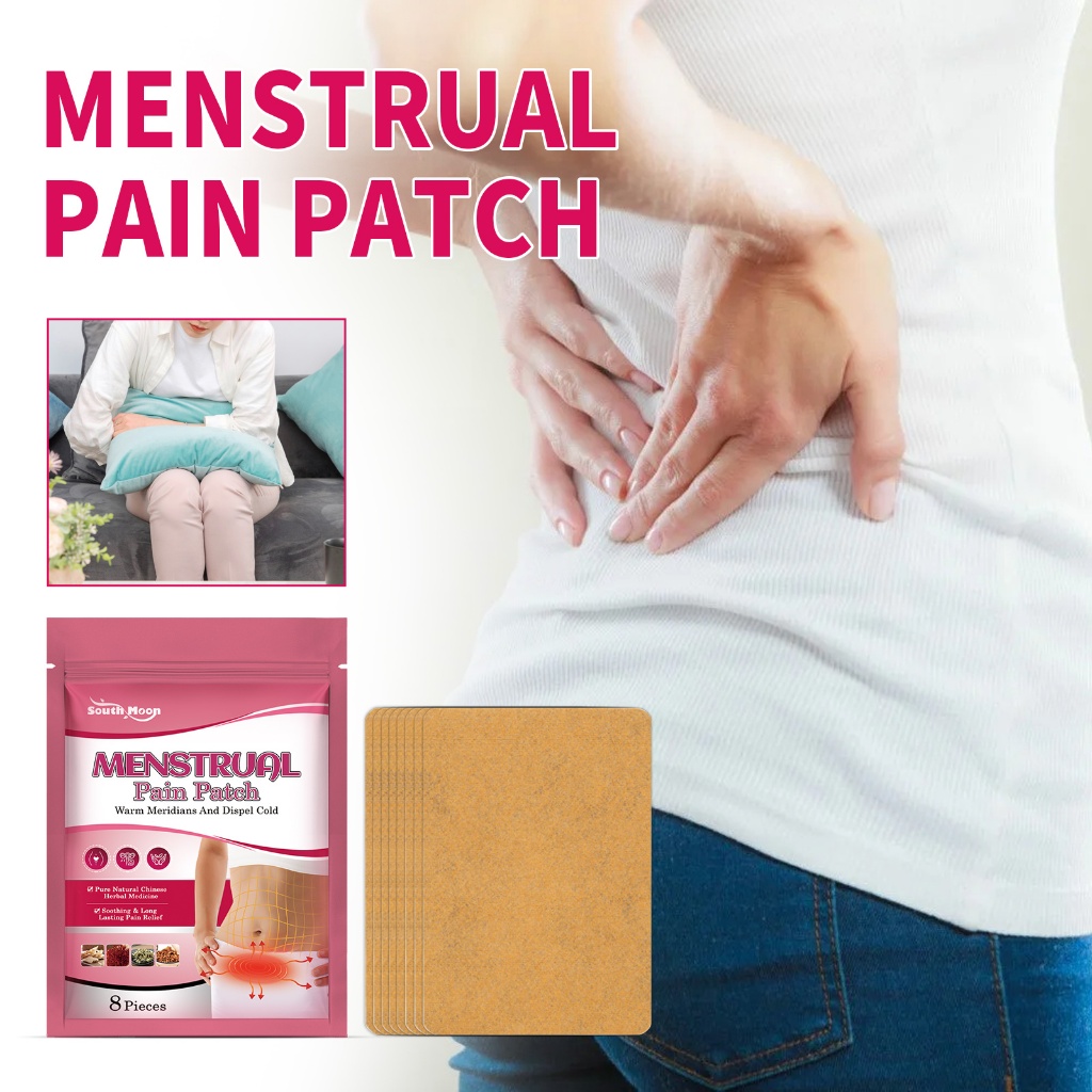 Jual South Moon Menstrual Pain Patch 8pcs Koyo Pereda Nyeri Haid Warm ...