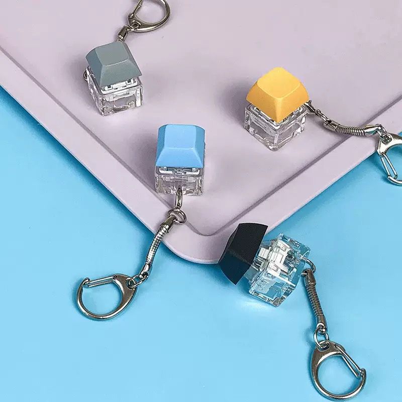 Jual Gantungan kunci Keycaps Keychain/ Gantungan Kunci Fidget Keyboard ...