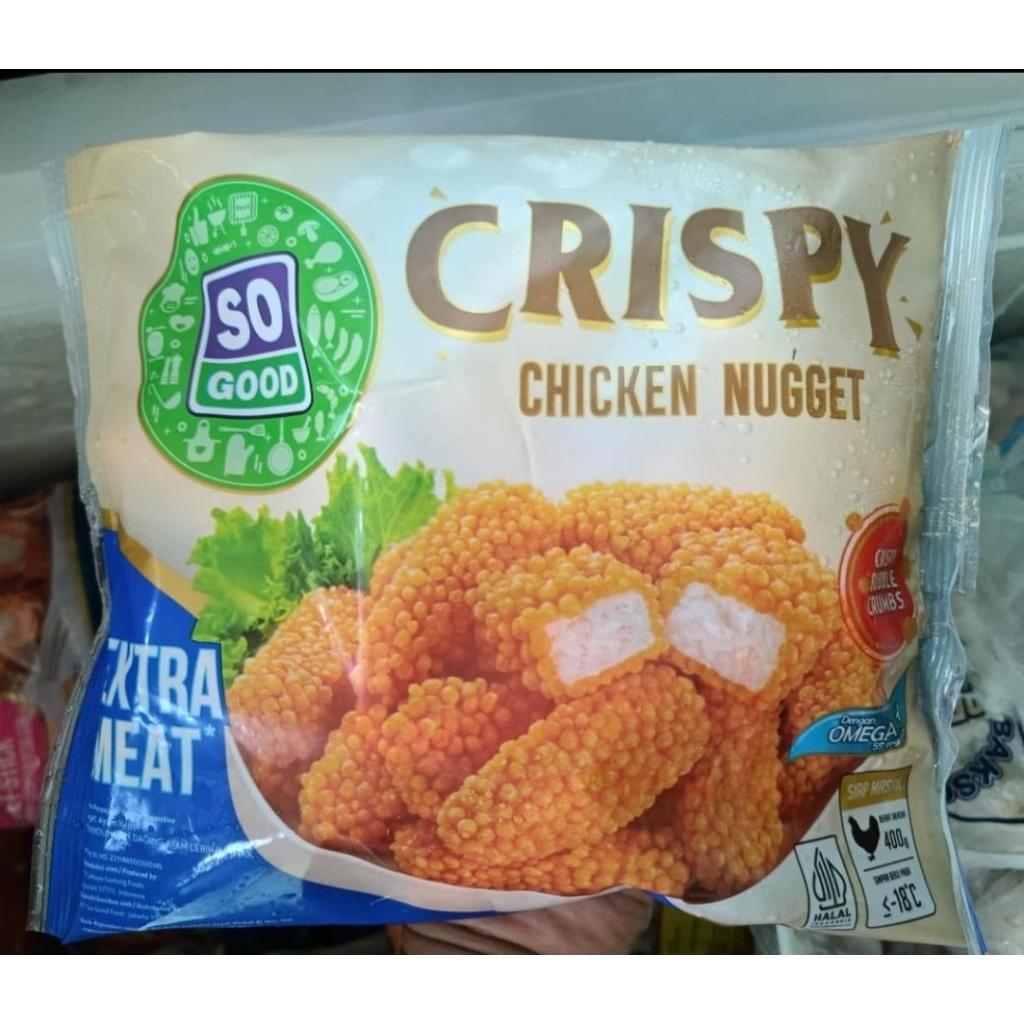 Jual NUGET/NUGGET SO GOOD CRISPY/CRISPI/CRYSPI 400 gram | Shopee Indonesia