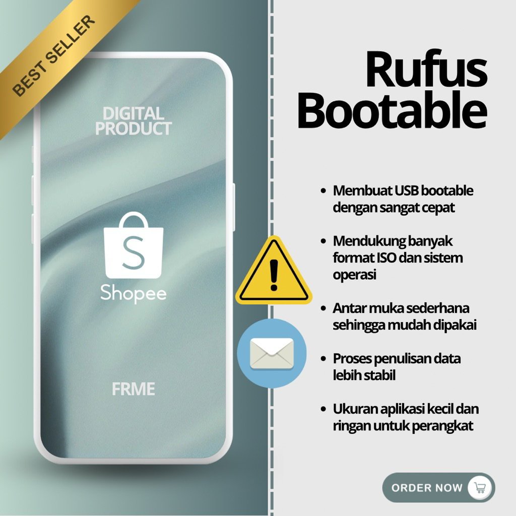 Jual FRME - Rufus Bootable Pembuat Ulang USB Bootable Berjalan Untuk ...