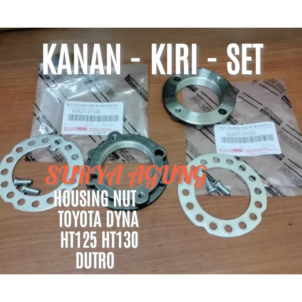Jual HOUSING NUT +RING SET /MUR SELUMBUNG DAN RING SET TOYOTA DYNA ...