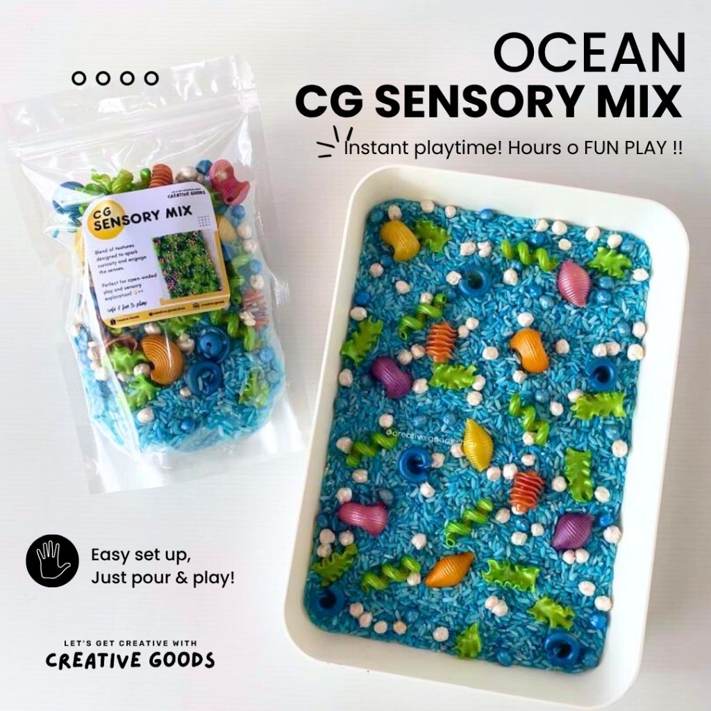 Jual CG SENSORY MIX / mainan sensori play berbagai tema langsung tuang ...