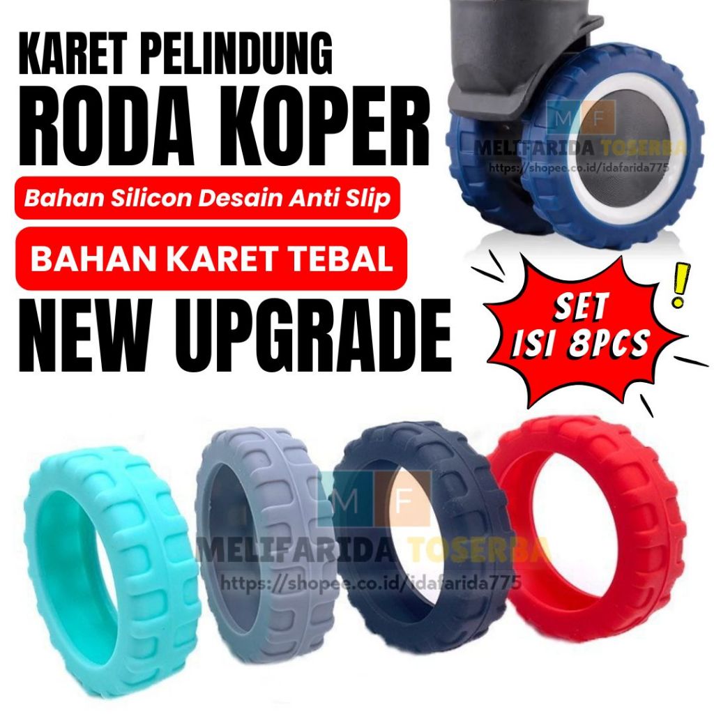 Jual Cover Ban Roda Wheel Koper Suitcase Silikon Rubber Karet Pelindung ...