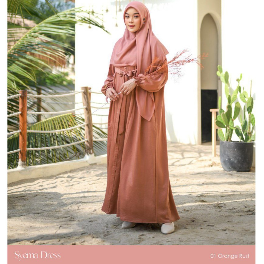 Jual lidiahadiwinoto syema dress crinkle polos | Shopee Indonesia
