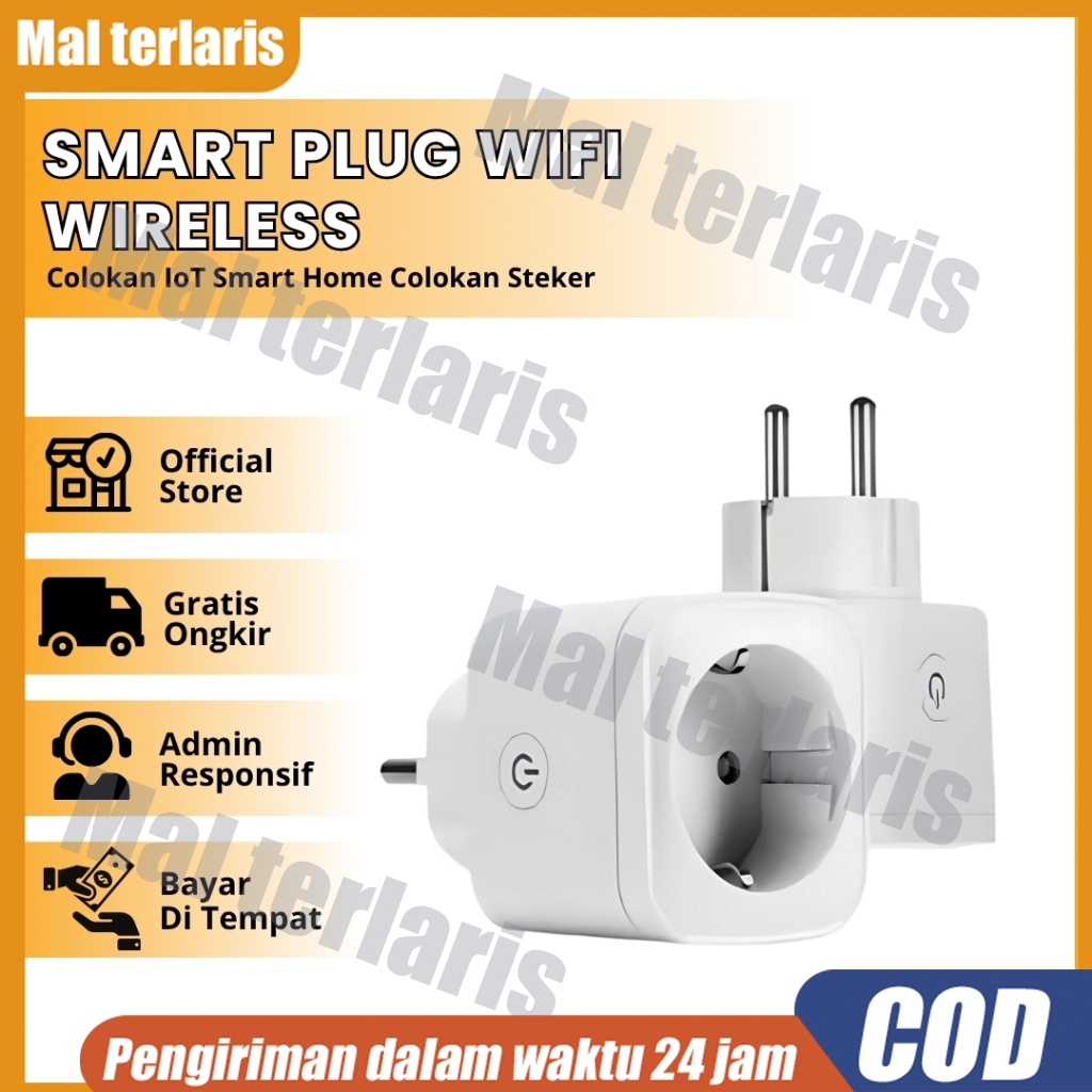Jual Smart Plug /Soket Pintar Kontrol Suara RAI P001 /Colokan Stop ...