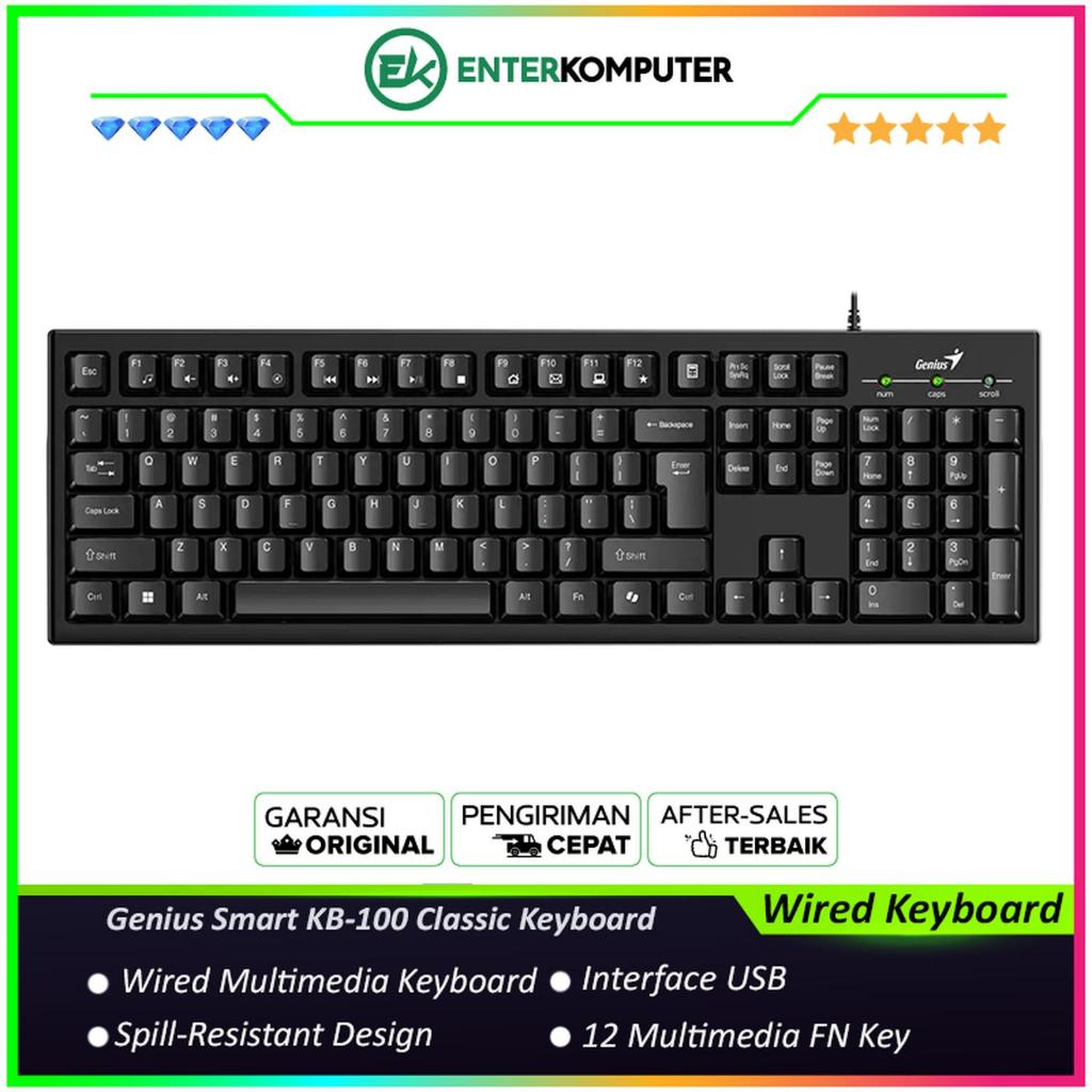 Jual Genius Smart KB-100 Classic Keyboard | Shopee Indonesia