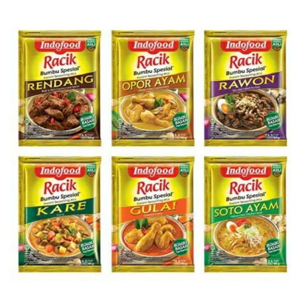 Jual Bumbu racik indofood 45gr | Gule Daging, Soto Ayam, Rendang, Kare ...