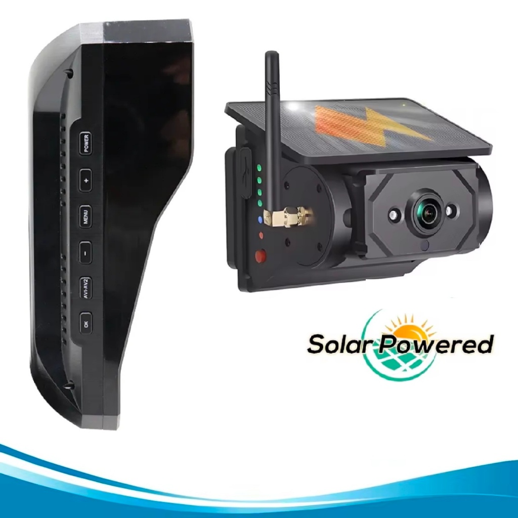Jual DASHCAM 10" BSD Wireless AHD Monitor DVR Record SOLAR CAMERA IR ...