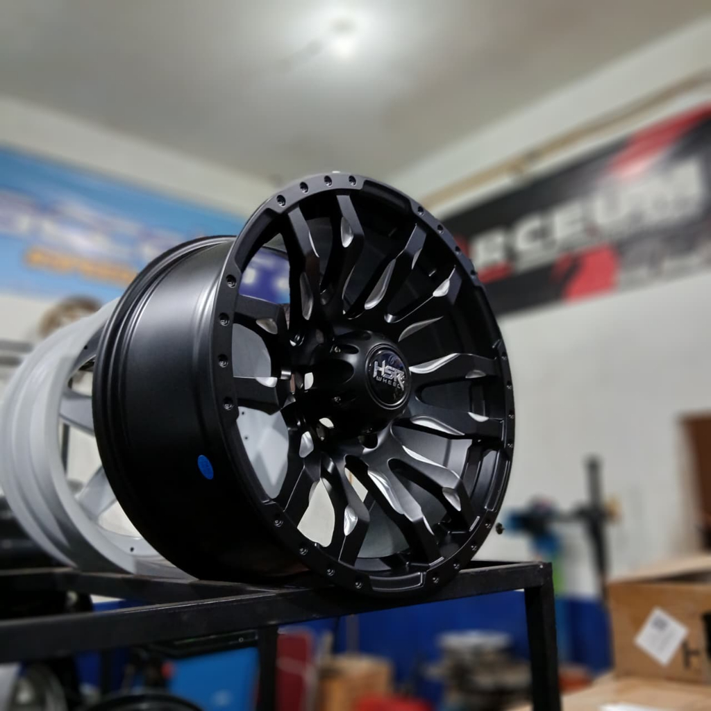 Jual velg racing offroad mobil r18 hsr burneh cocok untuk pajero ...