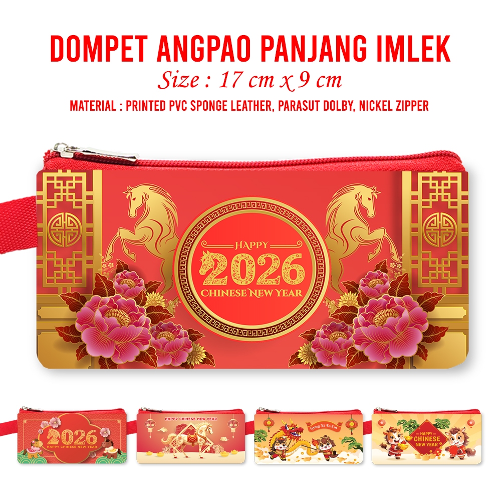 Jual Angpao Imlek Panjang Kuda Horse Chinese New Year Red Envelope ...