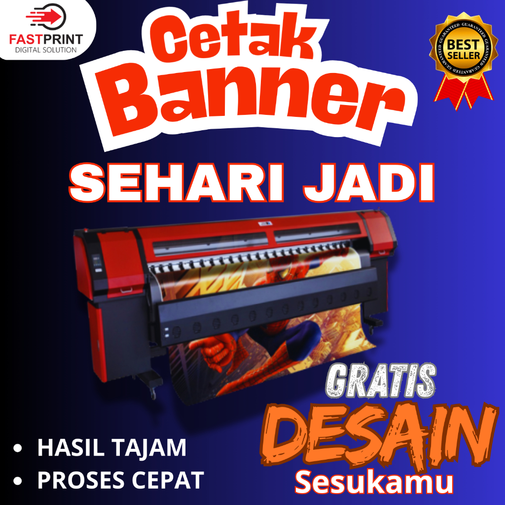 Jual CETAK BANNER GRATIS DESAIN / BISA CUSTOM / CETAK BANNER MURAH ...