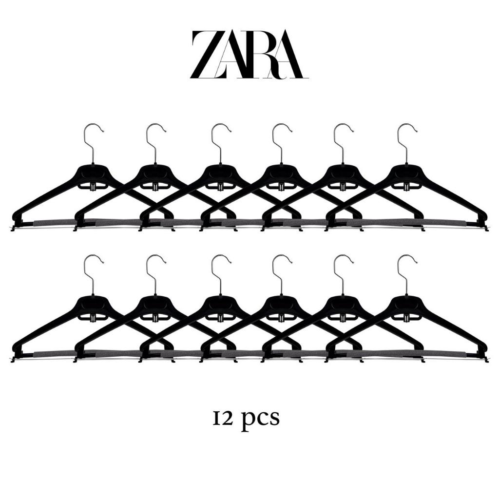 Jual Hanger Baju Polos Ex Zara 40 cm | 1 Lusin (12 pcs) | Gantungan ...