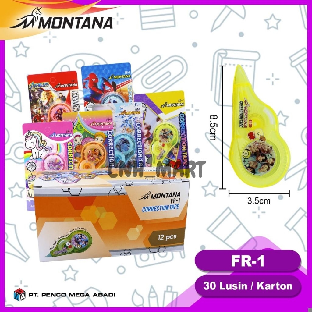 Jual Correction Gambar Lucu / Tip Ex Kertas Karakter / Tip / FR -1 ...