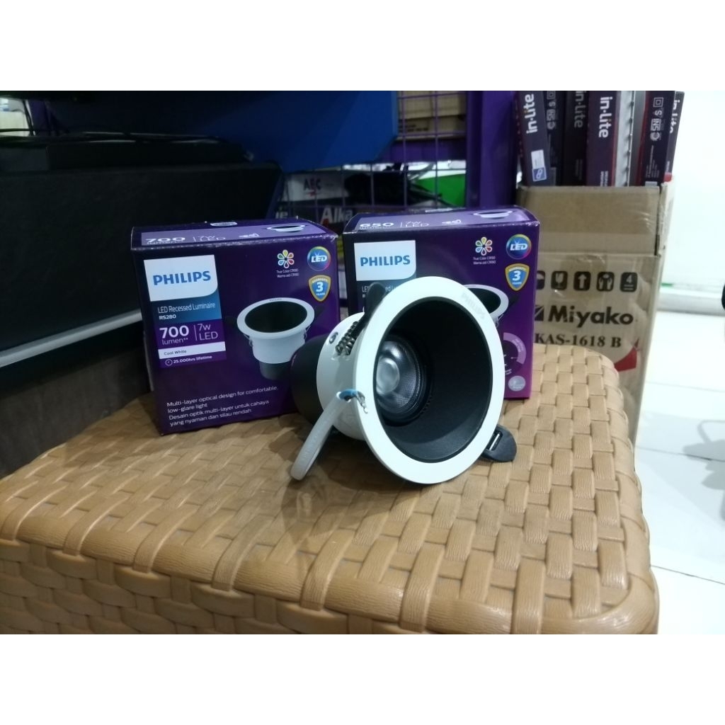 Jual Philips LED Recessed Luminaire RS280 G2 RC Rd D75 Kuning (30K ...