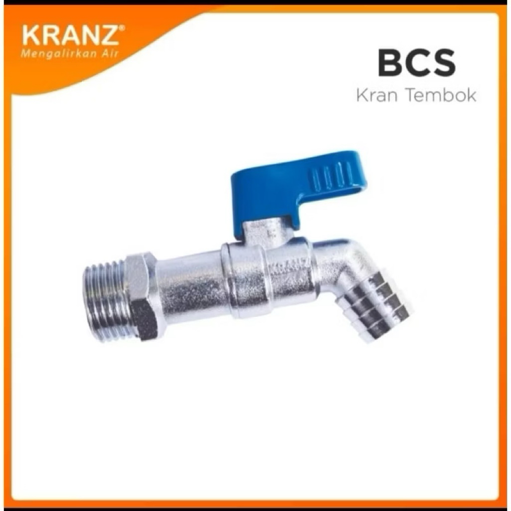 Jual KRANZ Kran Air Tembok BCS 1/2 Inch Gagang Pendek & Panjang Kran ...