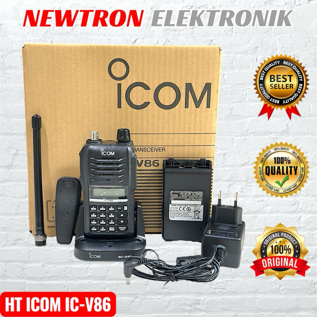 Jual HT ICOM IC-V86 VHF Radio Handy Talkie ICV86 Walkie Talky | Shopee ...