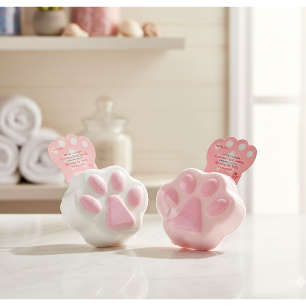 Jual Miniso Paw Paw Collection Scented Bath Bomb ( Rose Ylang-Ylang ...