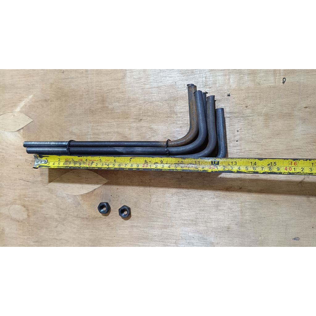 Jual Baut Angkur 12mm (1/2) x 30cm x 10cm | cocok untuk pondasi tiang ...