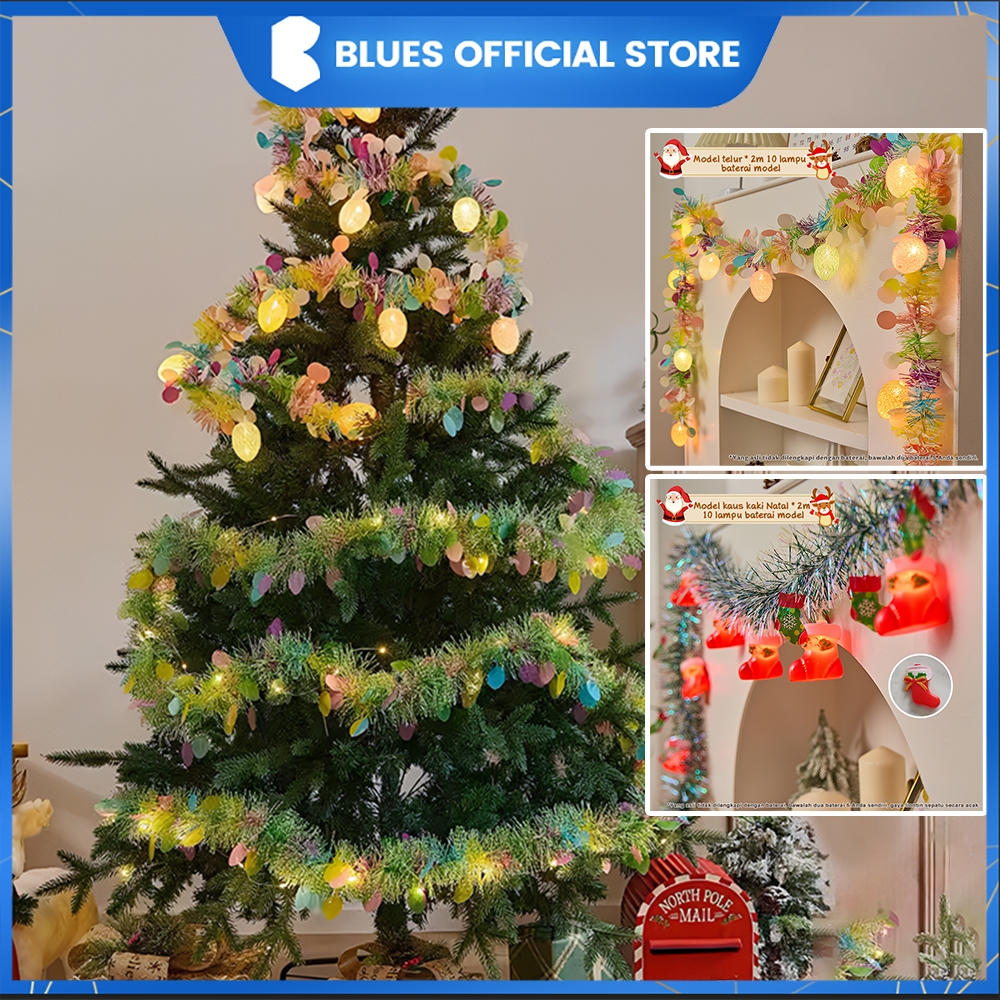 Jual Lampu Hias LED 2M Lampu String Light Hiasan Dekorasi Hiasan Pohon ...