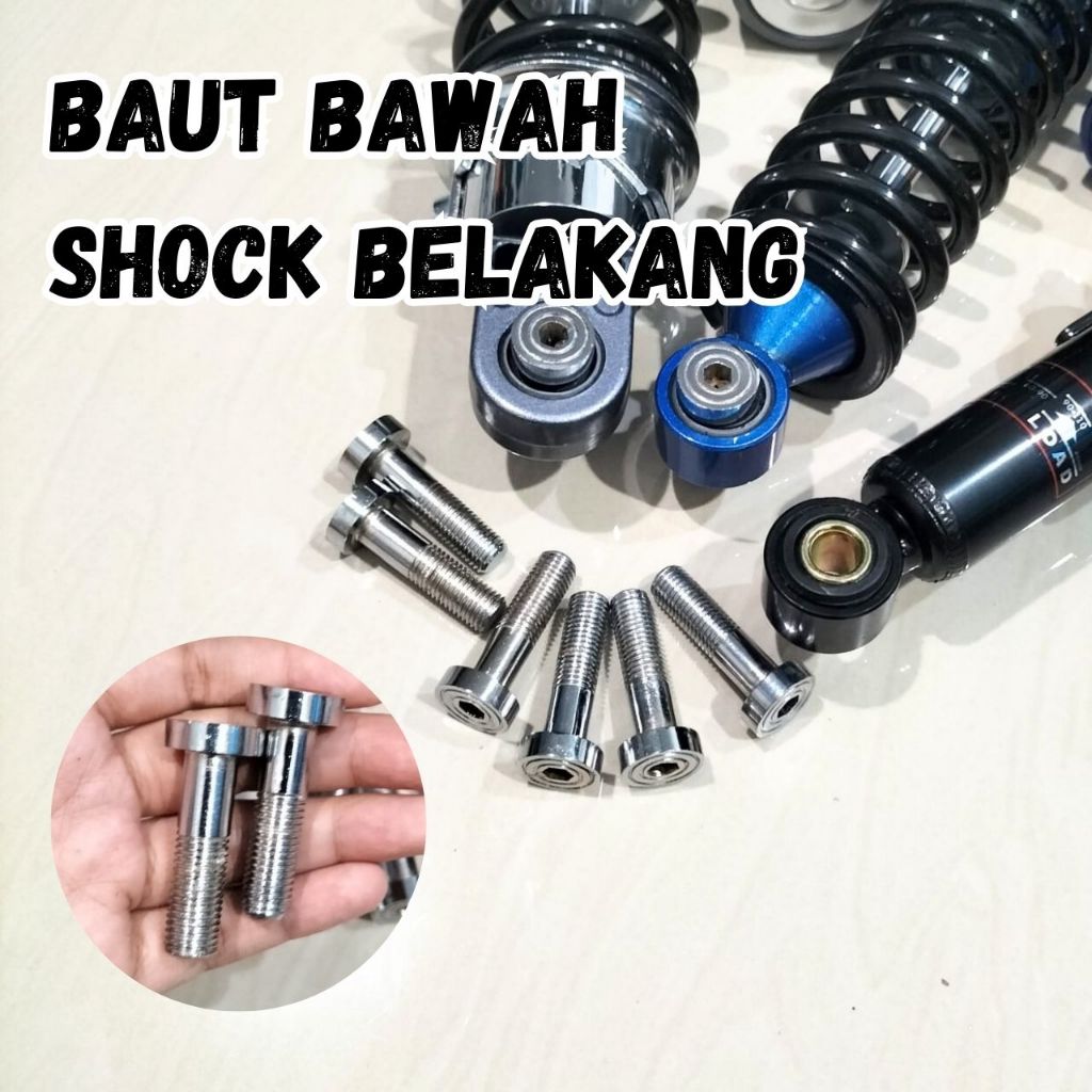 Jual BAUT SHOCK BELAKANG ALUMUNIUM BAUT BAWAH SKOK BELAKANG | Shopee ...