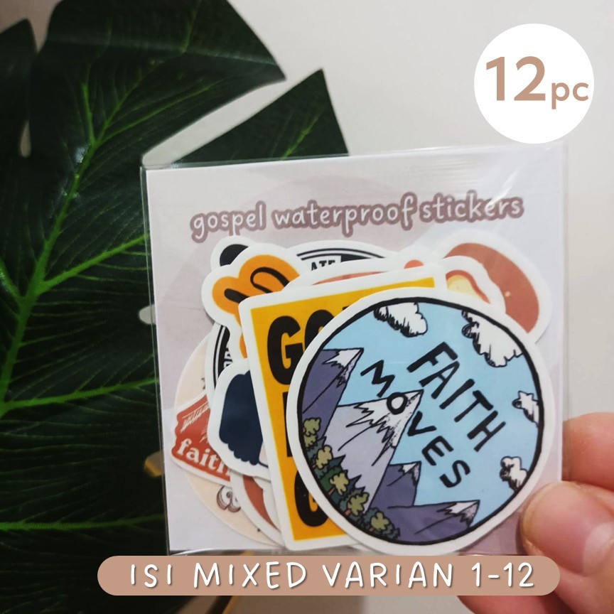 Jual (12pc) christian pinterest stiker sekolah minggu komsel natal ...