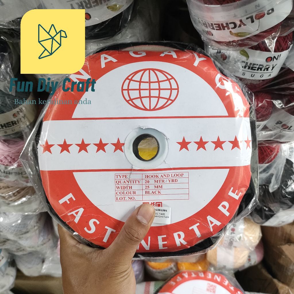 Jual Kretekan Permeter 2,5cm - Fastener Tape - Velcrow Kretek - Pita ...