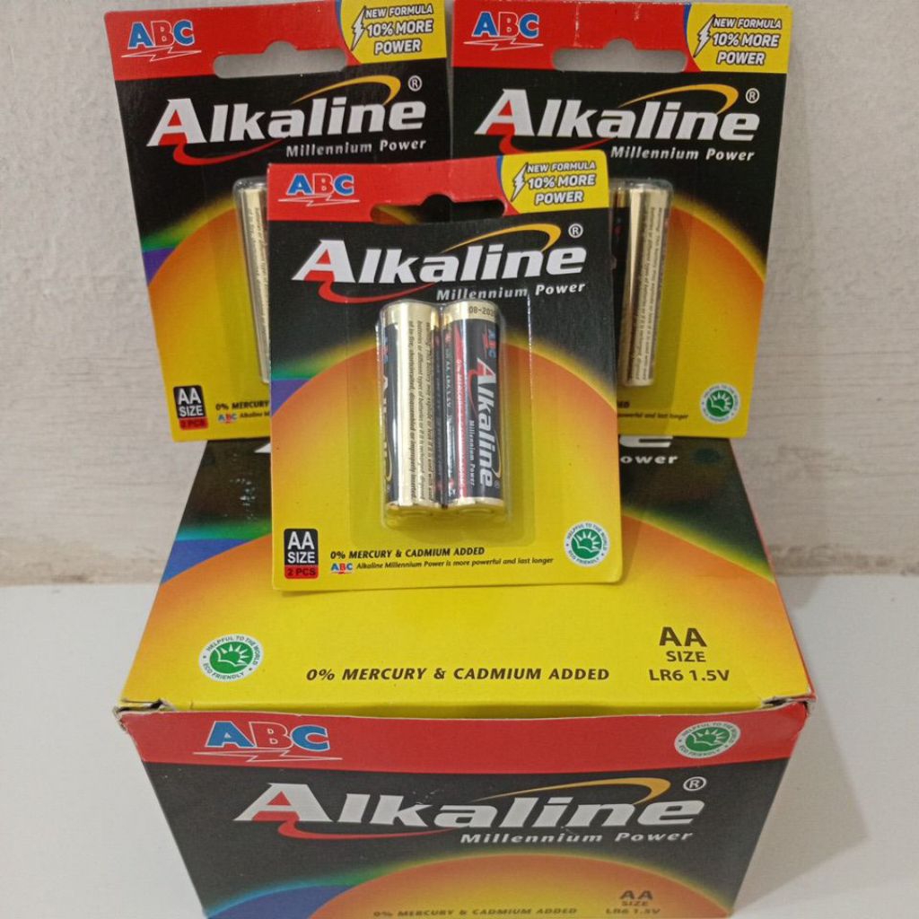 Jual Baterai ABC Alkaline AA isi 2 pcs. (harga di atas untuk harga per ...